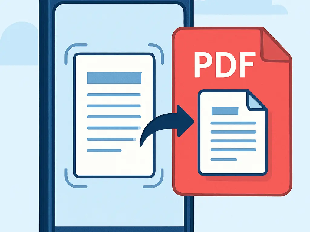 Scan documents into PDF Locally