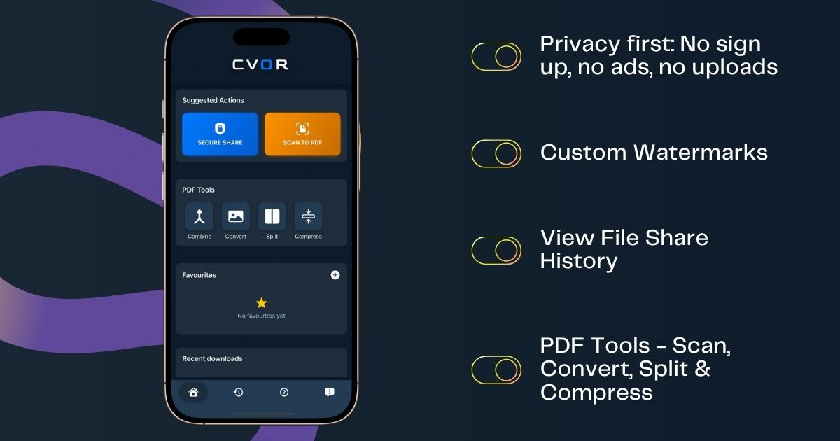 Privacy-first recipient watermarks for your PDFs & Images | CVOR | CVOR